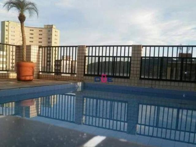 Apartamento 2 Quartos, 1 Suíte, 1 Vaga demarcada, Piscina Centro São Vicente/SP