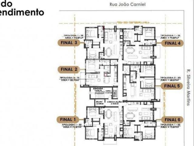 Apartamento 2 quartos, 75,09m², 1 vaga, no Bairro Carniel, Gramado/RS