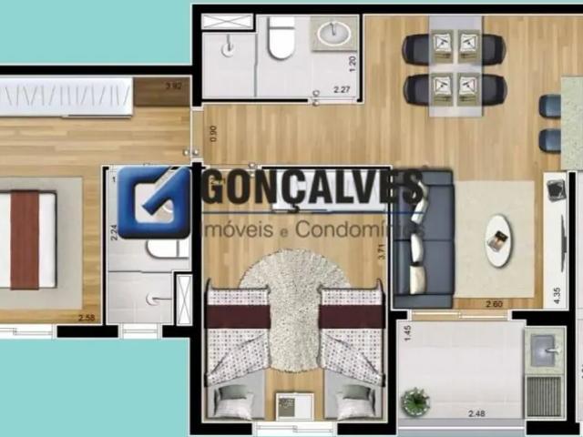 Apartamento 2 quartos com suíte no Centro de São Bernardo do Campo – Financiamento Aceito