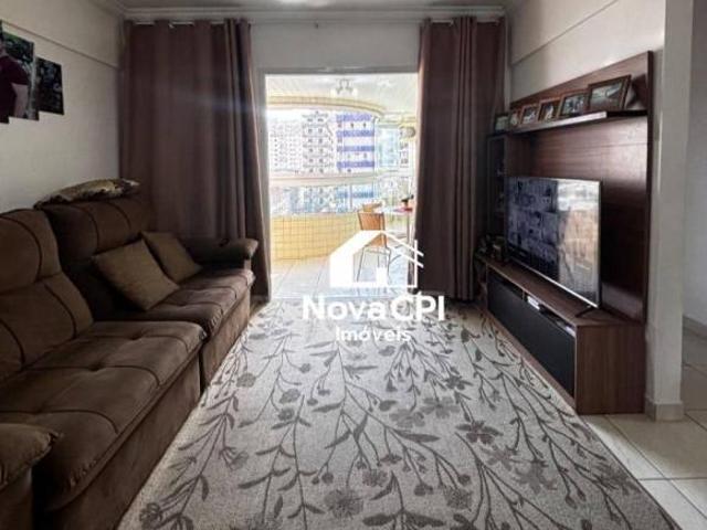 Apartamento 2 Quartos com Vista Mar, Sacada Gourmet e Lazer – Guilhermina – 100m da Praia