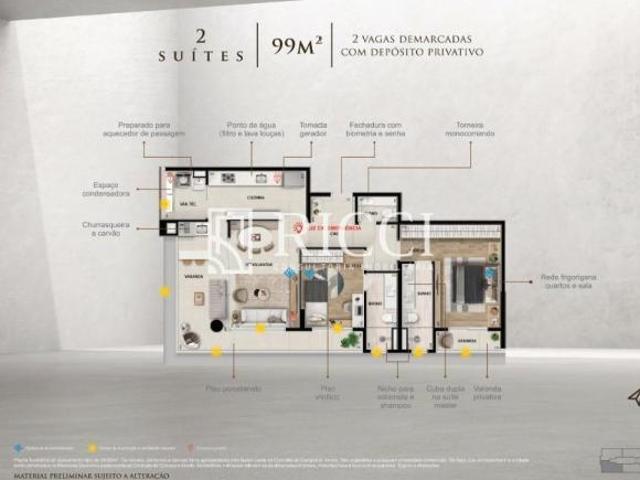 Apartamento 2 quartos à venda na Ponta da Praia, Santos