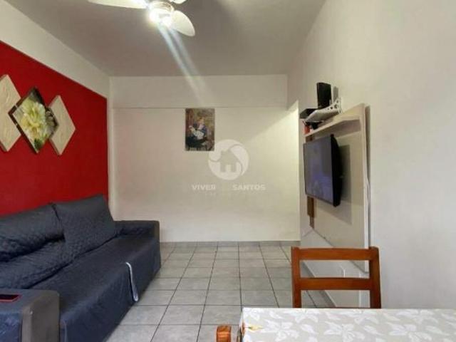 Apartamento 2 quartos, elevador, vaga de garagem no Campo Grande/Santos