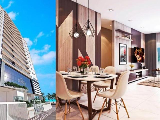 Apartamento 2 Quartos Frente ao Mar 84 Mil de Entrada