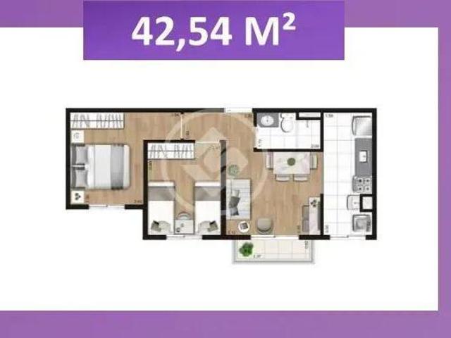 Apartamento 2 quartos Jabaquara Santos