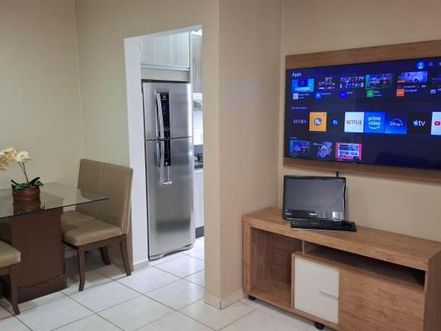 Apartamento 2 quartos mobiliado bairro Santa Cândida 53m² área total