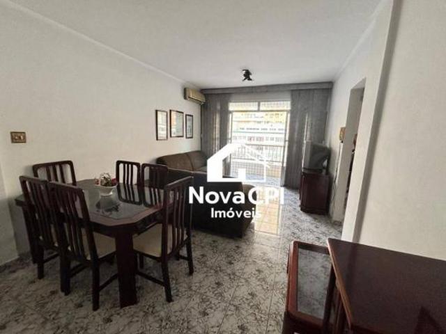 Apartamento 2 Quartos Mobiliado com 113m² a 30m da Praia no Boqueirão em Praia Grande