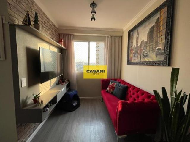 Apartamento 2 Quartos Mobiliado com 1 Vaga – Vila Valparaíso, Santo André