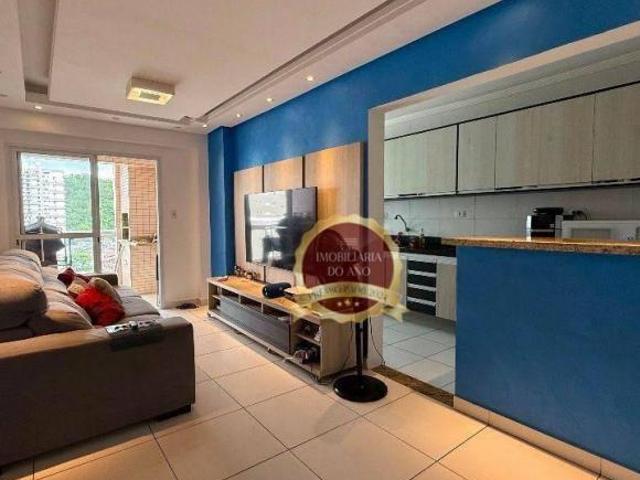 Apartamento 2 quartos no Canto do Forte | Varanda Gourmet | Lazer de Clube | Praia Grande