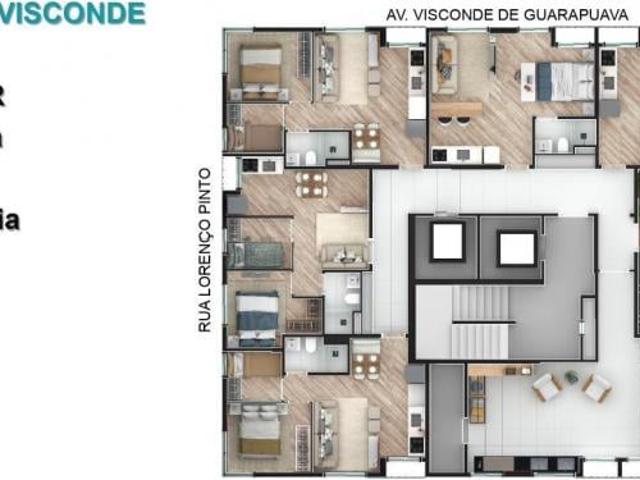 APARTAMENTO 2 QUARTOS NO CENTRO DE CURITIBA