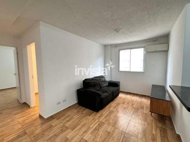 Apartamento 2 quartos na Frente, 49,58 m², 1 vaga — Santos Saboó