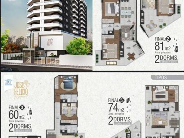 Apartamento 2 Quartos Sacada Parcelado com 108 Mil de Entrada