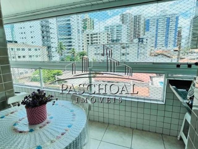 Apartamento 2 quartos sendo 1 suite. Terraço gourmet 150 metros da praia Guilhermina