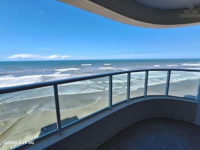 Apartamento 2 quartos sendo 1 suíte frente mar em Mongaguá