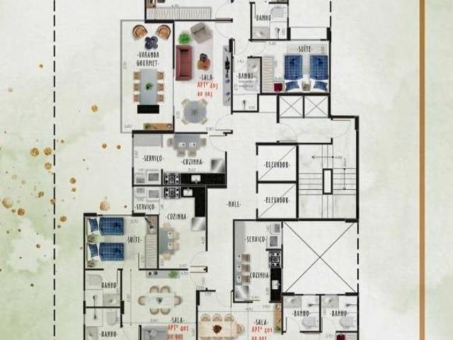 Apartamento 2 quartos sendo 1 suíte, Garden por R$440.000,00