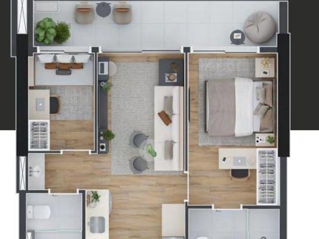 APARTAMENTO 2 QUARTOS SUÍTER AYA RESIDENCE À VENDA CENTRO CURITIBA PR