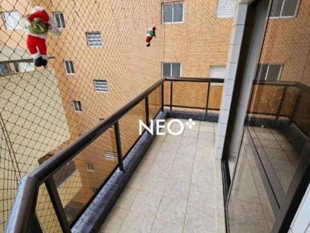 Apartamento 2 quartos, pé na areia Mongaguá
