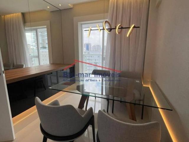 Apartamento 2 Suítes Varanda Gourmet Vista Para o Mar Semi Mobiliado