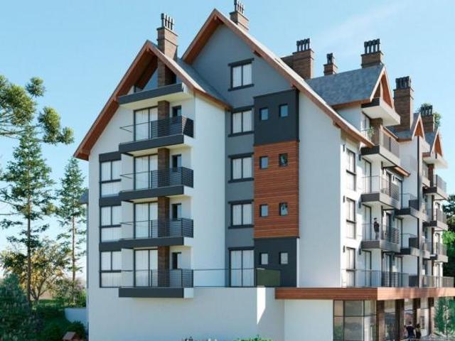 Apartamento 2 Suítes em Gramado/RS — Lançamento com Financiamento Direto até 65x