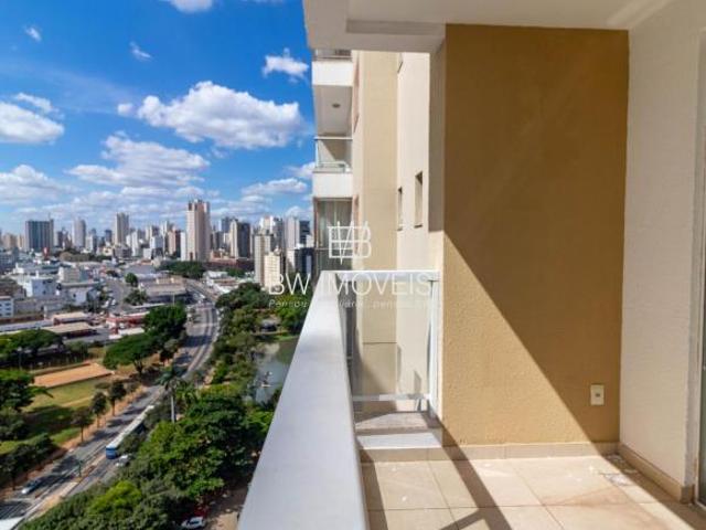 Apartamento, 2Q 1 suíte, Setor Oeste, Repleto em armários, 15º andar, Nascente, 1 vaga de garagem