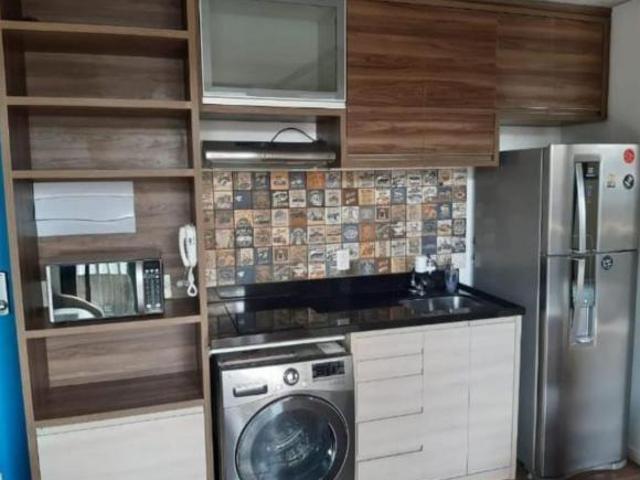 Apartamento 33m², totalmente mobiliado, para investimento ou moradia _ Santo Amaro SP