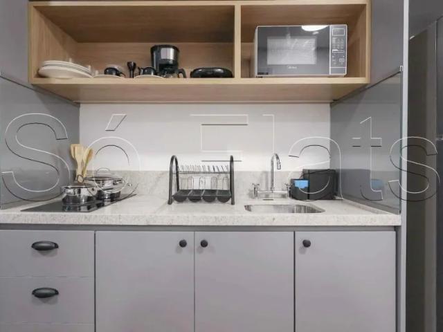 Apartamento 33m² totalmente mobiliado para locação no Paraíso