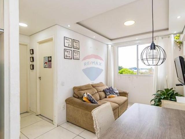 Apartamento 37m², com 2 quartos,vaga descoberta, Parque da fonte em São José dos Pinhais