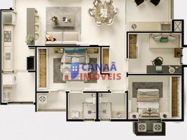 Apartamento 3/4, com 1 suite Bairro Patrimônio