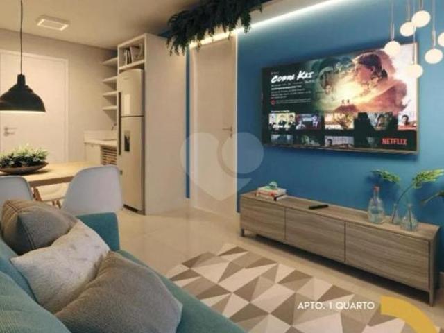 APARTAMENTO 34M² • PLUS PORTÃO • 1 DORM • SACADA • BLUE ENGENHARIA