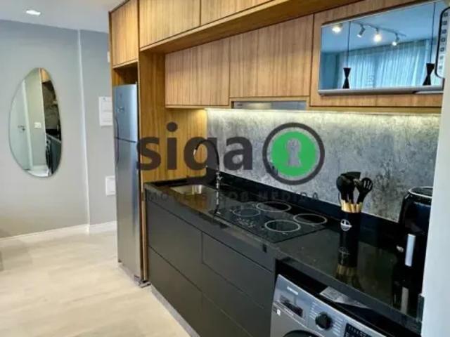 Apartamento 38m² para locação mobiliado, localizado na Chácara Santo Antônio, São Paulo