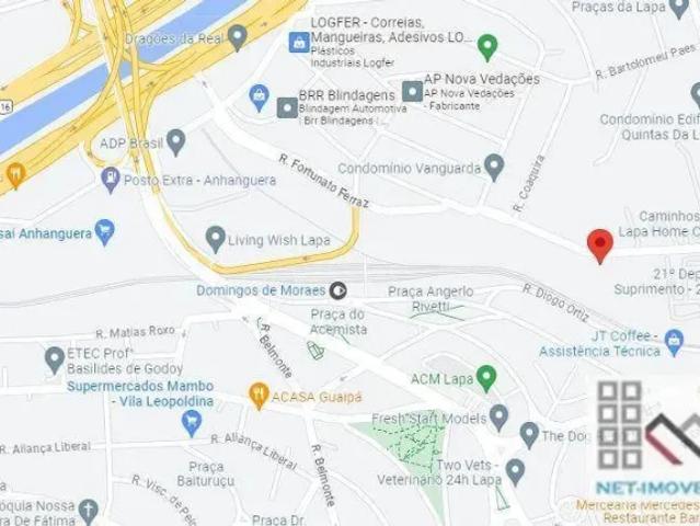 Apartamento 3 dormitórios 68,64m², 1 suíte, 1 vaga, terraço. A 10 minutos do centro da lapa