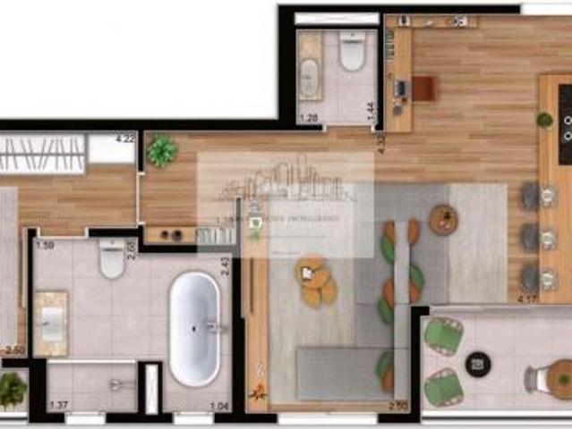 Apartamento 3 dormitórios mobiliado Alto Padrão ao lado do Shopping Iguatemi