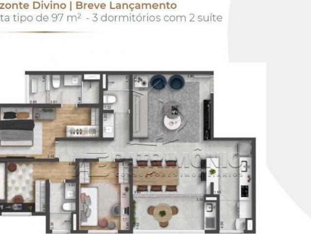APARTAMENTO,3 Dormitorio s Horizonte Divino Planeta