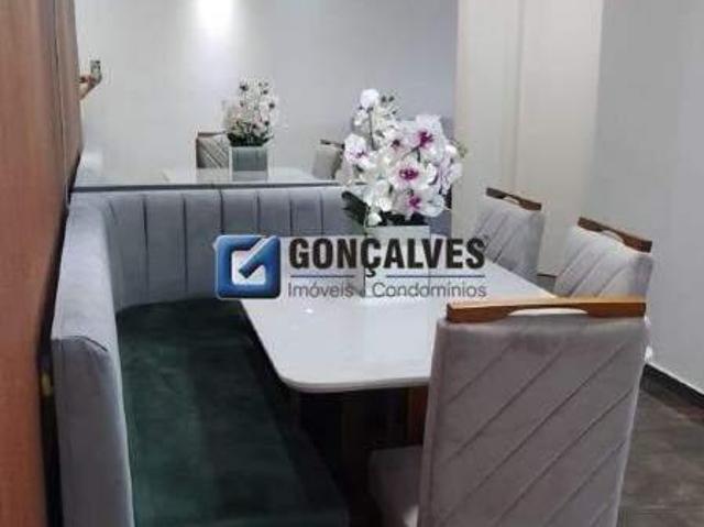 Apartamento 3 Dormitórios Mobiliado na Frente Jardim Cristiane, Santo André Aceita Financiamento