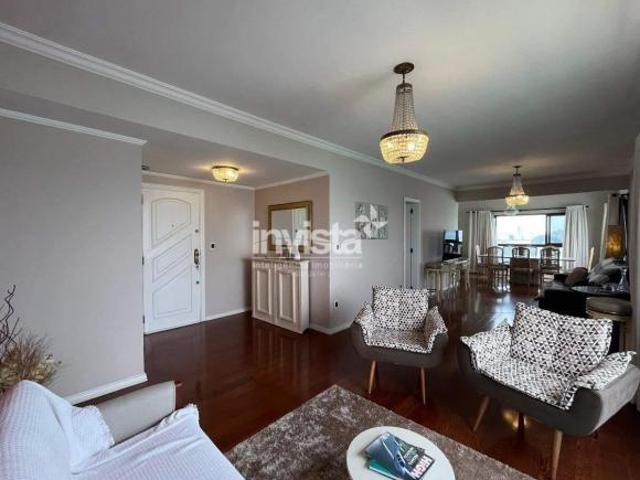 Apartamento 3 Dormitórios na Ilha Porchat Frente com Vista Mar – Financia/Permuta