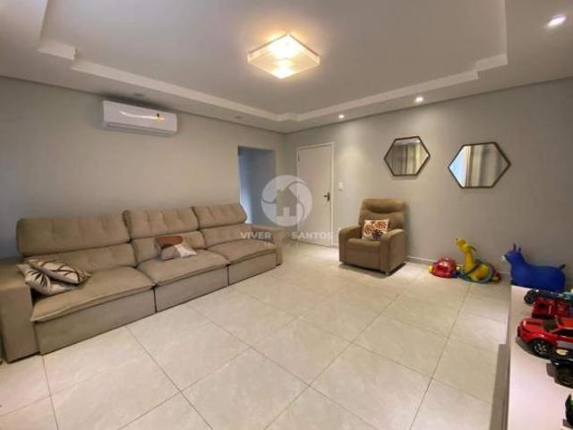 Apartamento 3 dormitórios com 118m² Boqueirão Santos/SP