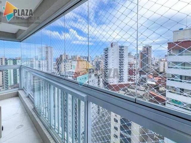 Apartamento 3 dormitórios com 3 suítes à venda, 148 m² por R$ 1.590.000 Vila Guilhermina Praia G