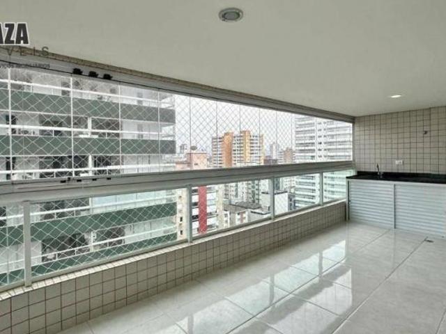Apartamento 3 Dormitórios com Vista Mar no Canto do Forte – 145m², 2 Vagas e Lazer Completo a 50m da