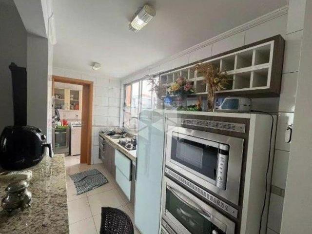 Apartamento 3 dormitorios com suite no Residencial Vincent, mobiliado de frente