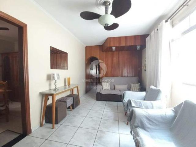 Apartamento 3 Dormitórios, Garagem Fechada, 1 por Andar no Marapé Santos/SP