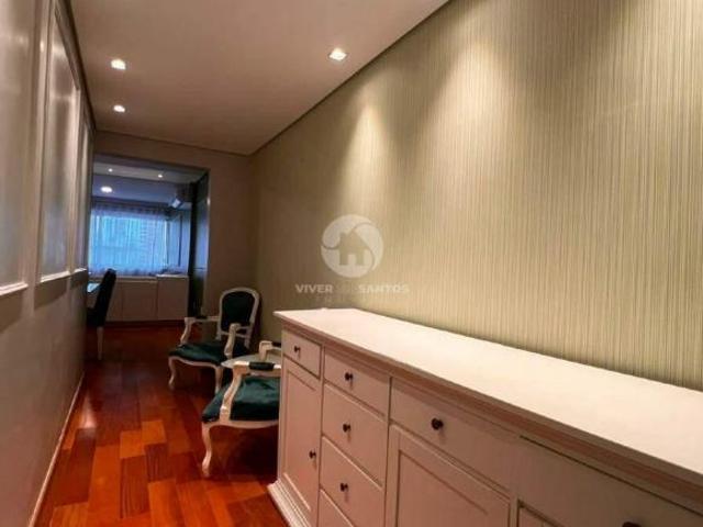 Apartamento 3 Dormitórios, Porteira Fechada e 1 Quadra da Praia no Boqueirão Santos SP