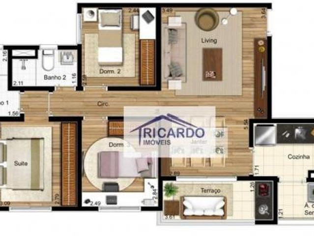 Apartamento 3 dormitórios Residencial MADR?ID Vila Aricanduva São Paulo