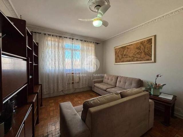 Apartamento 3 Dormitórios, Sacada e Vista Livre no Campo Grande Santos SP