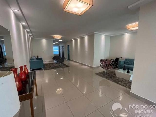 Apartamento 3 Dormitórios Vista Mar Mobiliado Novo Sacada Gourmet
