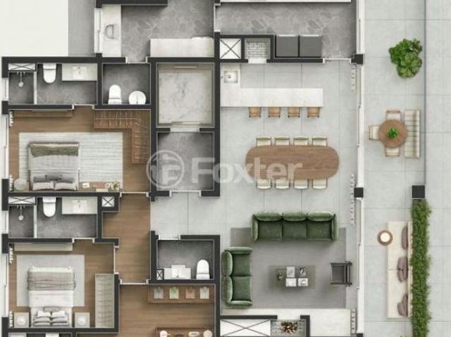 Apartamento, 3 dormitórios, 181 m², em Marechal Rondon