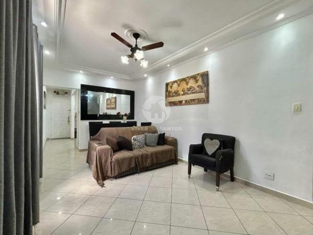 Apartamento 3 Dormitórios, 1º Andar e Garagem Fechada Marapé Santos SP