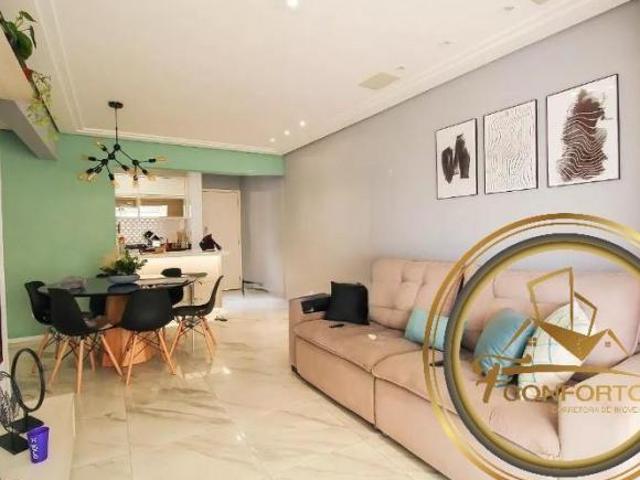 Apartamento 3 dormitórios, 1 suíte, 2 vagas, a venda na Vila Bertioga
