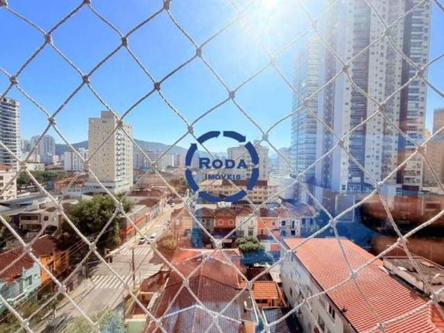Apartamento 3 dormitórios 1 suíte com varanda gourmet, 2 vagas – Pompéia, Santos/SP