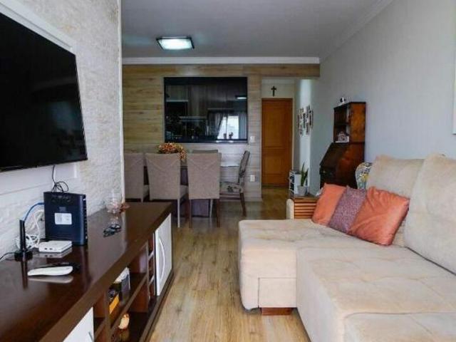 Apartamento 3 dormitórios 1 suíte com 2 vagas em Vila Valparaíso, Santo André – Financia