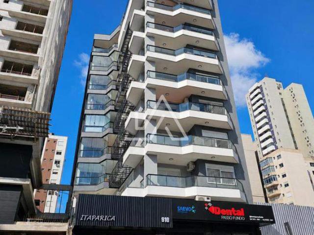 APARTAMENTO 3 DORMITÓRIOS, 1 SUÍTE, SEMIMOBILIADO, SACADA COM CHURRASQUEIRA, NO EDIFÍCIO ITAPARICA | Centro | Passo Fundo