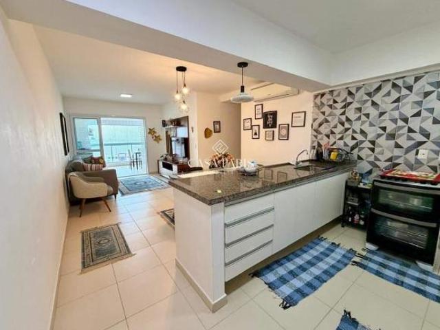 Apartamento 3 dormitórios 2 suítes com varanda gourmet no Boqueirão, Praia Grande 2 vagas